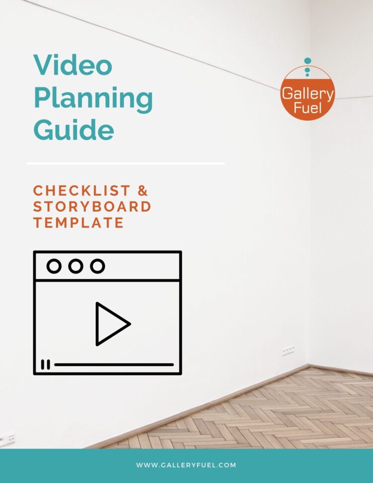 Storyboard Template and Checklist: Video Planning Guide for Art ...